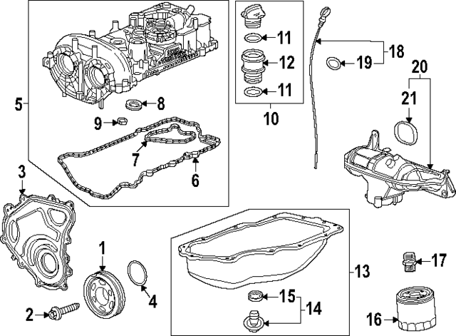 2020-2024 GM Engine Valve Cover Gasket 12671789 | TascaParts.com