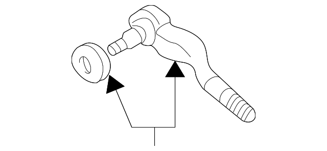 1997-2004 Mitsubishi Montero Sport Inner Tie Rod MR296274 | Mitsubishi ...
