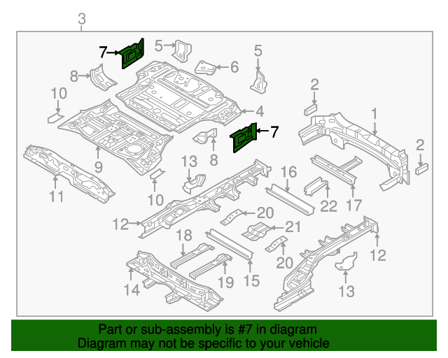 65535-C5000 - Side Reinforced 2016-2020 Kia Sorento | Kia.Parts Store