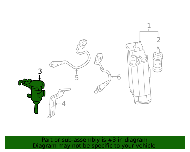 2015-2021 Mercedes-Benz Purge Valve 001-470-08-93 | Mercedes-Benz Parts
