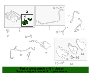 2014-2025 Ford Purge Control Valve C1BZ-9C915-A | Ford OEM Parts Online