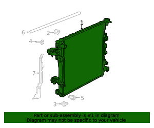 2019-2020 Ram Radiator 68322493AA | TascaParts.com