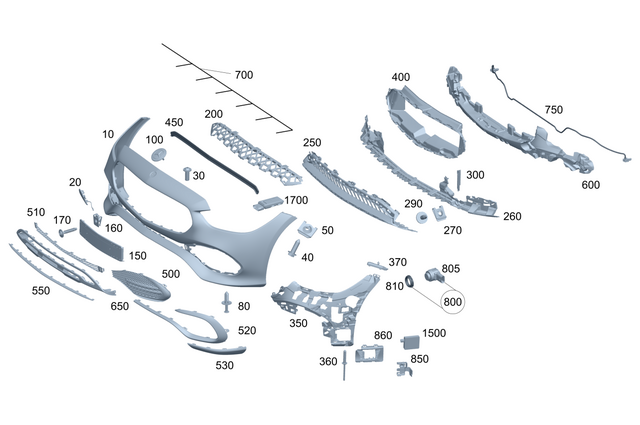 1956-2025 Mercedes-Benz Cover 206-885-47-02 | MB OEM Parts