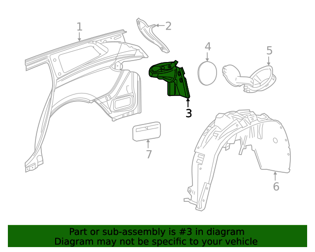 Buy Genuine GM Auto Parts - Pocket (Part # 84324323) | GM Parts Store