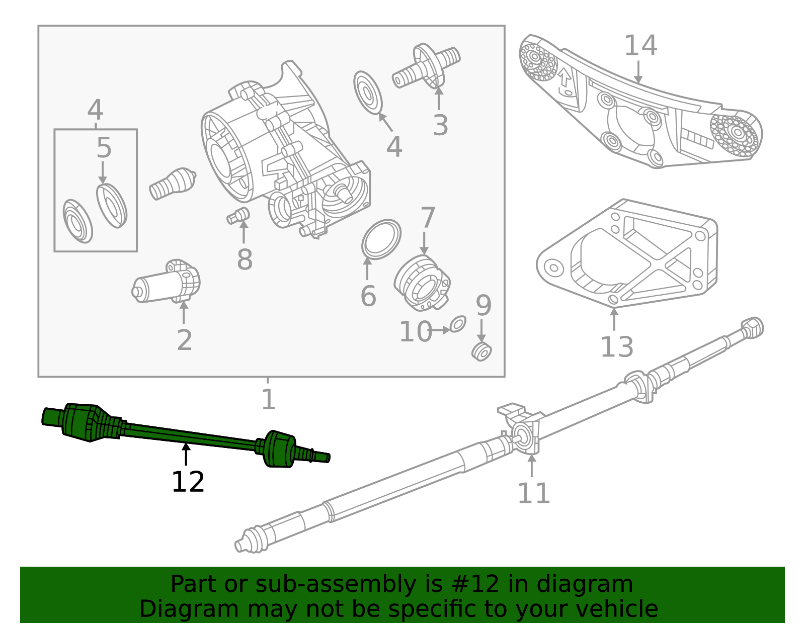 68264545AA - Axle Half Shaft Right - 2020 Chrysler Pacifica | Mopar ...