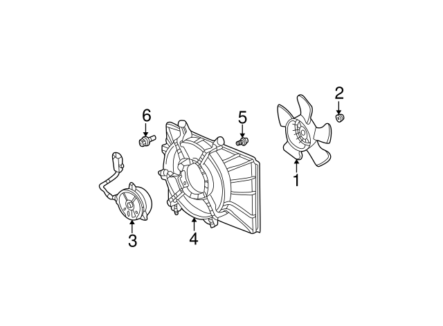 19030-PNA-003 - Motor Cooling Fan - 2002-2011 Honda | Genuine Honda Parts
