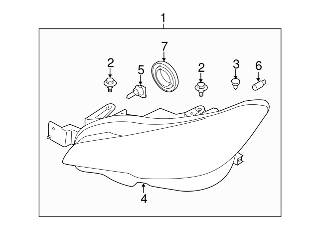 2015-2021 Subaru Composite Assembly 84002VA042 | TascaParts.com