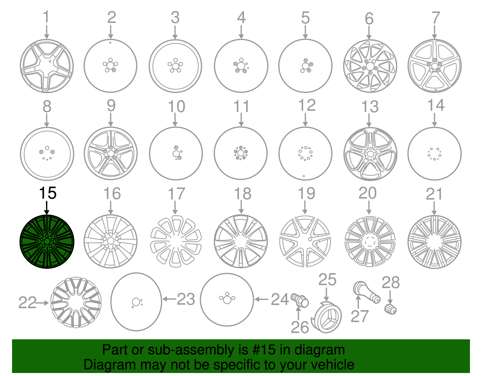 2014-2017 Mercedes-Benz 10-Spoke Wheel 218-401-10-02-9765 | Retail ...