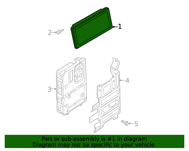 LR161599 - Video Monitor 2021-2023 Land Rover | AutoNation Parts
