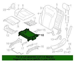 64100AL05A - Seat Frame 2015-2019 Subaru | AutoNationParts.com