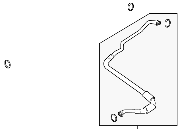 17222284261 - 2012-2019 BMW Oil Cooler Pipe (17-22-2-284-261) | BMW of ...