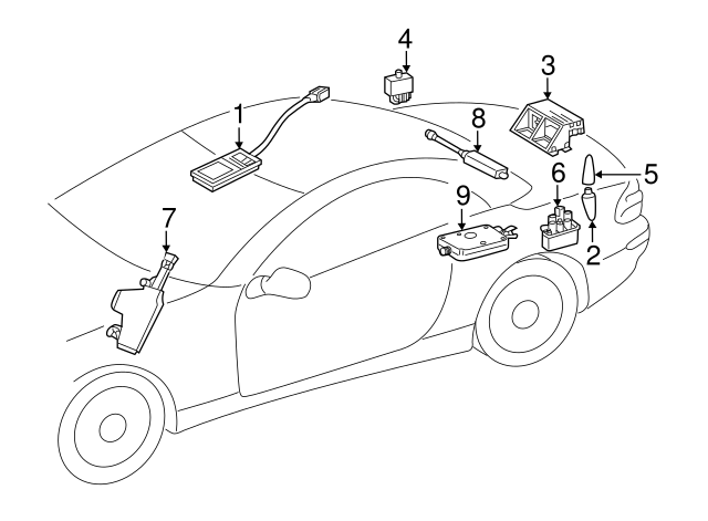 230-820-32-89 - Antenna Amplifier 2009-2012 Mercedes-Benz ...