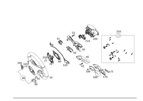 Steering Wheel and Steering Wheel Lock for 2013 Mercedes-Benz SL63 AMG ...