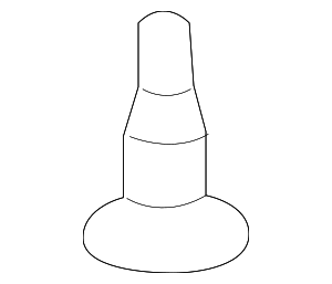 1998-2010 Toyota Rocker Molding Clip 75867-30110 | Toyota Parts