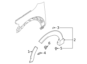 2006-2024 Mazda Air Guide Rivet S51S-51-833 | Mazda-Parts