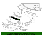 2020-2022 Cadillac CT4 Front Bumper Fascia Energy Absorber 84832099 ...