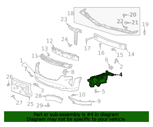 2020-2024 Cadillac CT4 Passenger Side Front Bumper Fascia Guide ...