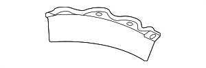 2020-2024 Cadillac CT4 Front Passenger Side Tire Front Air Deflector ...