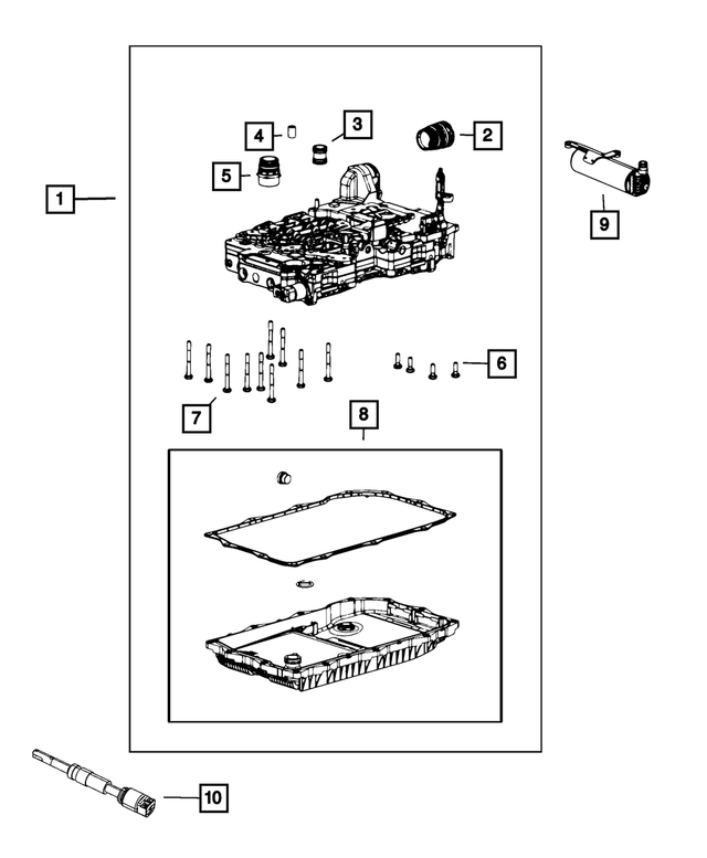 2021-2024 Jeep Transmission Valve Body & Control Unit 68596467AA ...