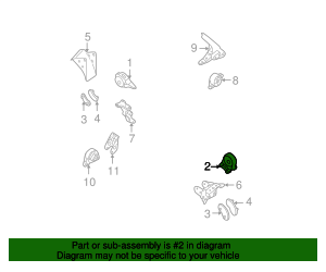 2002-2006 Nissan Altima Side Mount - Driver's Side (LH) 11220-8J000 ...