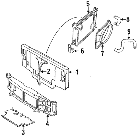 Radiator & Components for 1994 Ford Bronco | TascaParts.com