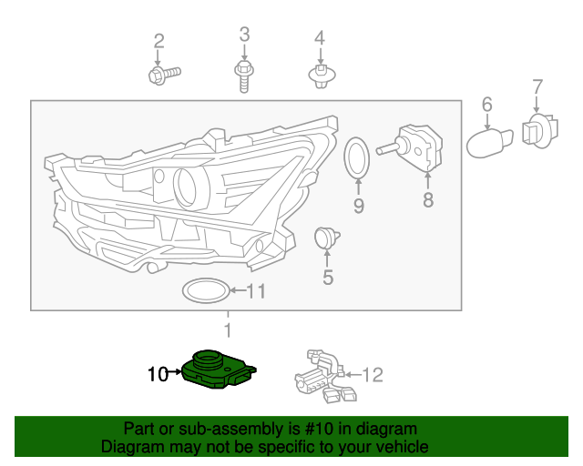 81056-53020 - Headlight Control Module 2017-2021 Lexus ...