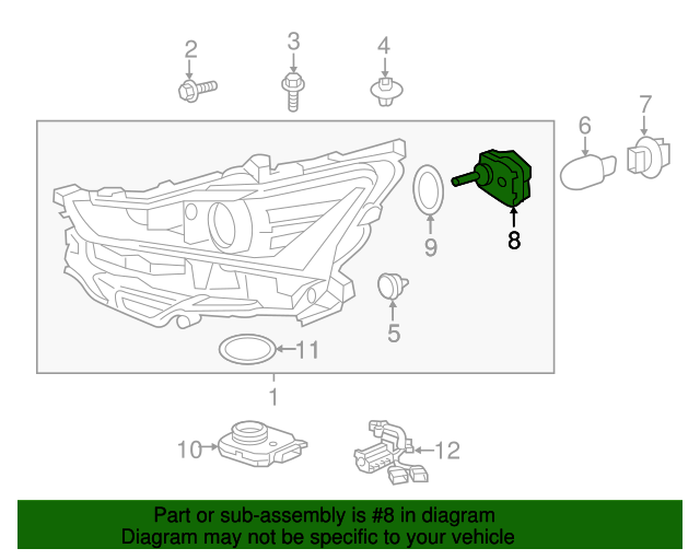 2011-2021 Lexus Motor 85661-12020 | OEM Parts Online