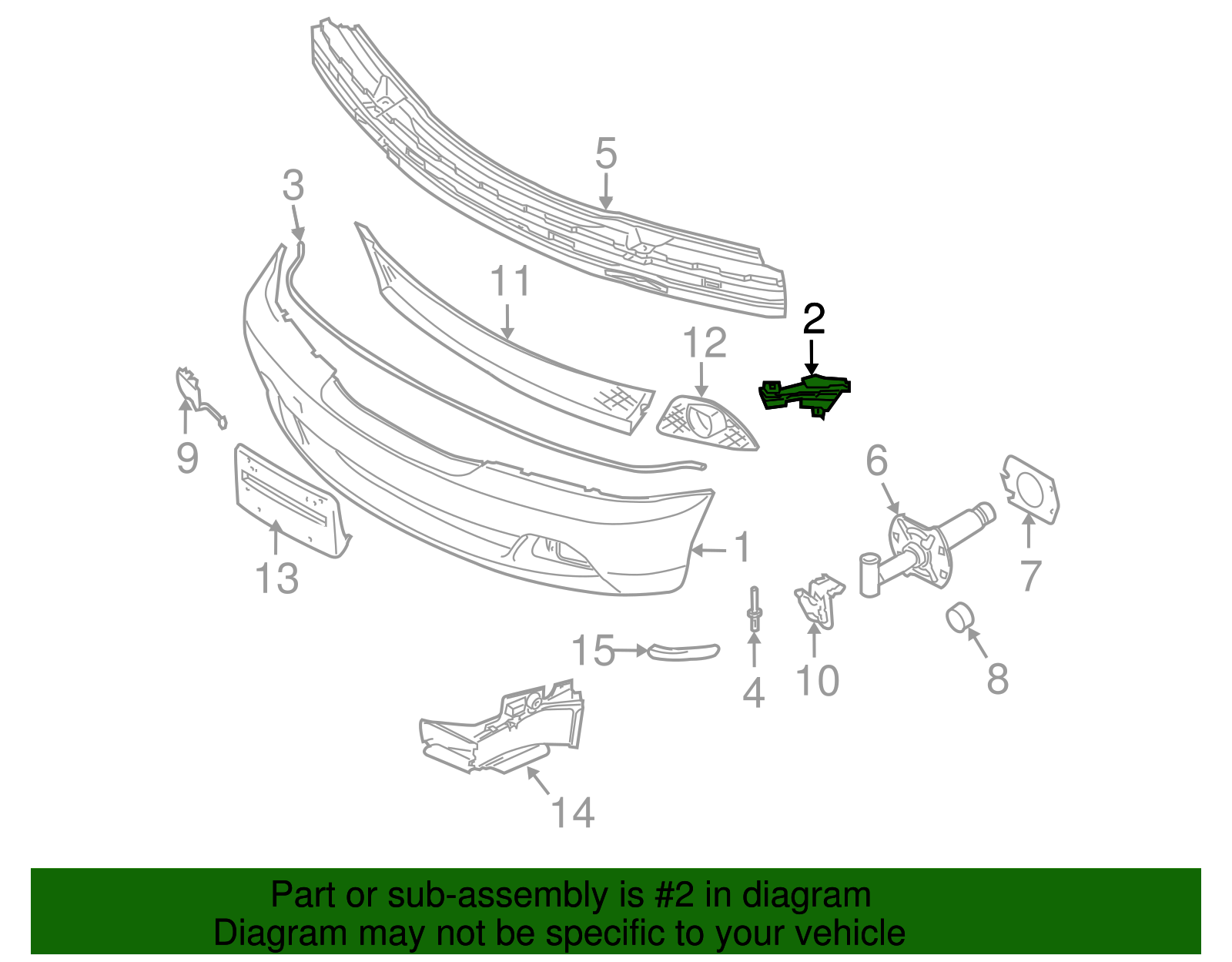 Genuine Bumper Cover Guide for 2004-2006 BMW | OEM Part# 51-11-7-065 ...