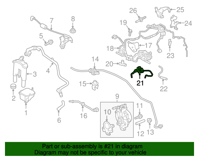 2016-2018 Land Rover Control Solenoid LR076235 | Land Rover Parts Counter