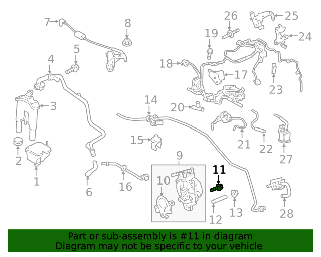 2017-2021 Land Rover Vacuum Pump Bolt LR110748 | JaguarParts.com
