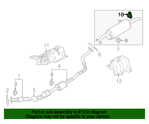 28658-1R000 - Exhaust System Hanger 2010-2020 Kia | Kia.Parts Store