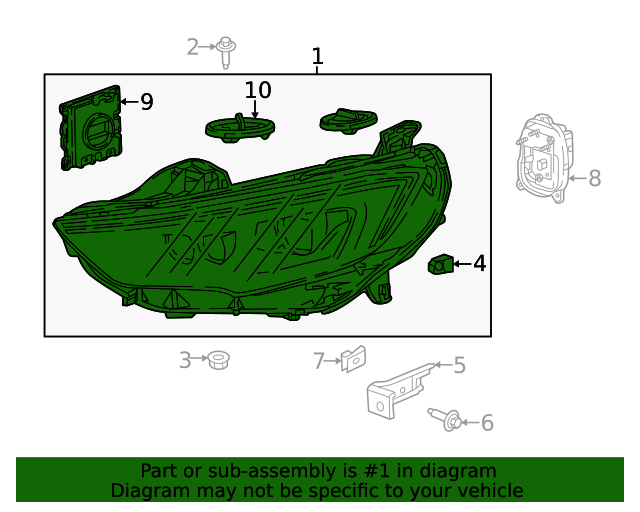 39209175 GM Composite Headlamp | GM Parts Store