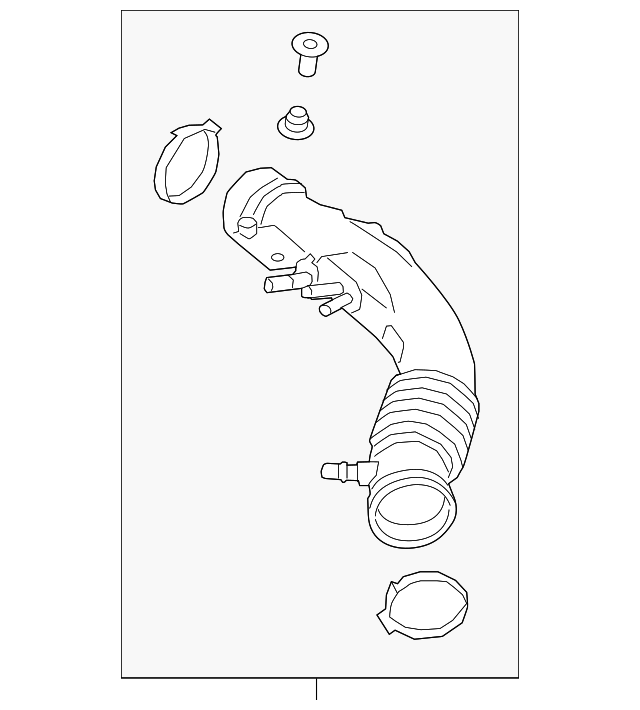 2019-2020 Ford Inlet Tube K2GZ-9B659-A | OEPartsQuick