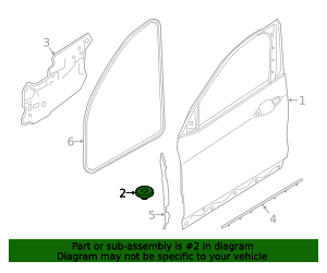 7147127540 - 2018-2022 BMW X2 Door Shell Plug (07-14-7-127-540) | BMW ...