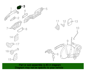 2017-2020 Nissan Armada Cover - Driver's Side (LH) 80646-1BA0A ...