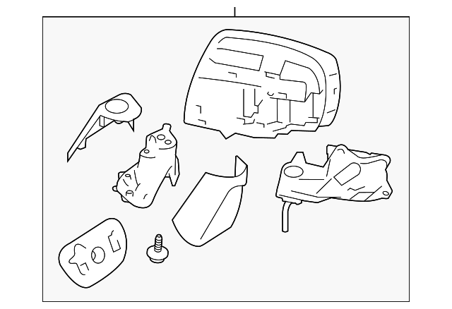 2015-2020 Subaru OEM NEW 2015-20 Subaru WRX Crosstrek Door Mirror Unit ...