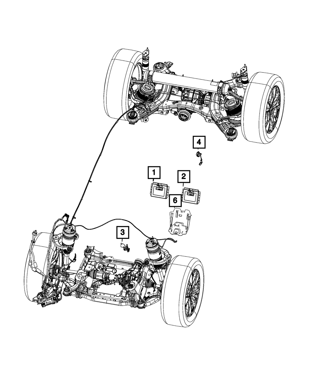 2016-2022 Jeep Air Suspension Module 68249638ad | TascaParts.com