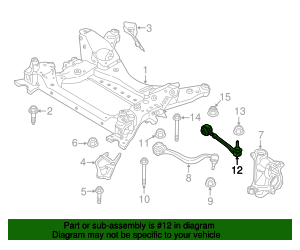 31106870972 - 2018-2021 BMW Lower Control Arm (31-10-6-870-972) | BMW ...