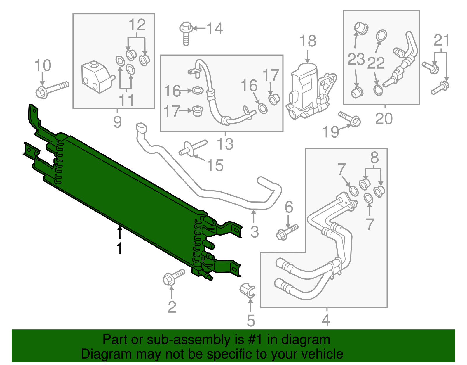 2013-2018 Ford C-Max Trans Cooler DM5Z-7A095-A | Ford OEM Parts Outlet