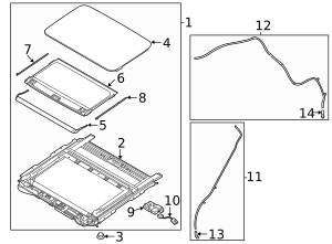 2020-2024 Hyundai Palisade Deflector 81690-S8000 | OEM Parts Online