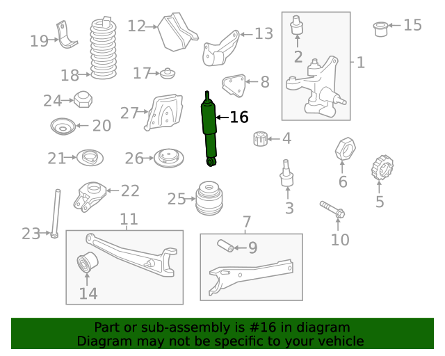 HC3Z-18124-L - Shock Absorber 2017-2022 Ford | Ford Parts Direct
