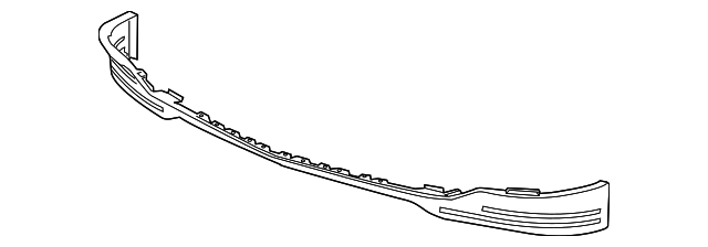 23423409 - Front Bumper Fascia Air Deflector 2014-2015 Chevrolet ...