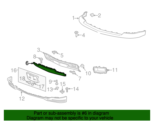 2014-2015 Chevrolet Silverado 1500 Front Bumper Impact Bar Skid Plate ...