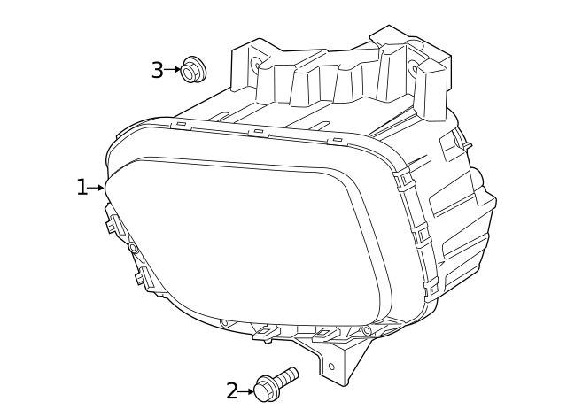 92202-J2000 - Fog Lamp Assembly 2020-2022 Kia Soul | Kia.Parts Store