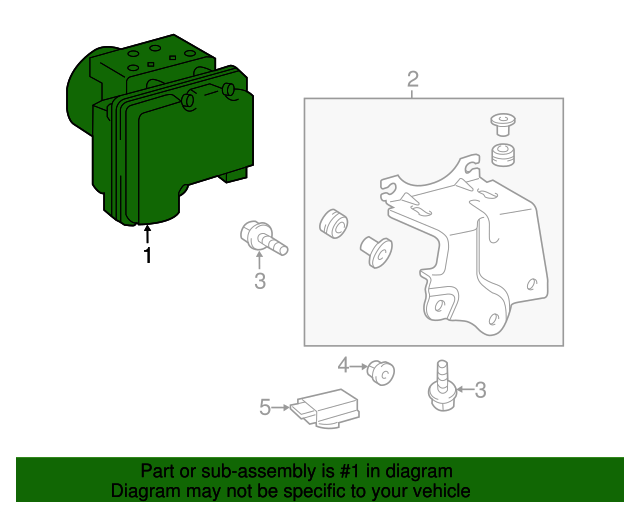 2011 Scion tC Modulator Valve 44050-21110 | Toyota Parts Center
