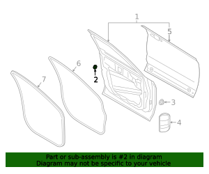 W718718-S300 - Door Shell Plug 2020-2023 Ford | Direct Factory Parts
