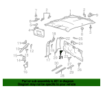 2009-2014 Ford F-150 Corner Trim Retainer Clip -W714076-SS35B ...