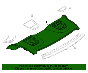 2021-2024 BMW Package Tray 51-46-9-478-138 | BMW Parts Online Hub