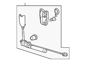 2010-2017 GM Jet Black Driver Seat Belt with Retractor and Pre ...