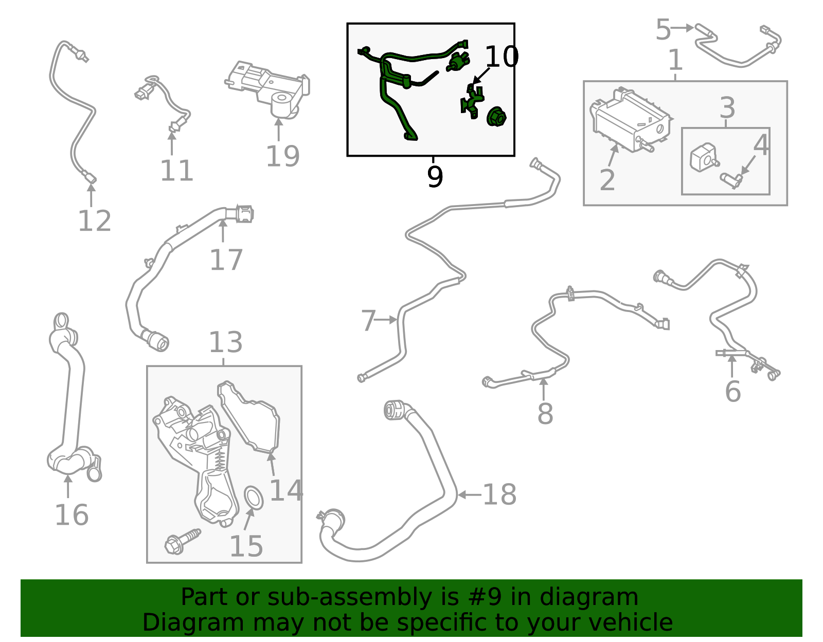 Genuine OEM Ford Part - Hose Assembly DG9Z-9D289-S | Genuine OEM Ford ...